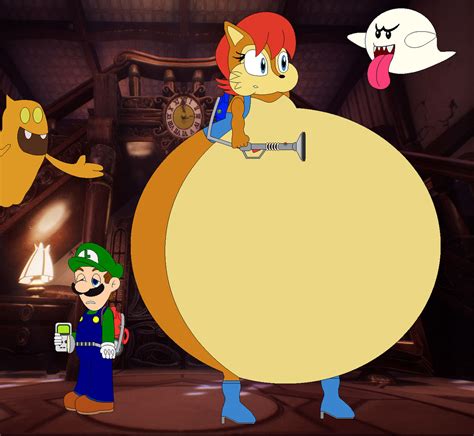 If Fat Sally Was In Luigis Mansion By Andrewmachina On Deviantart