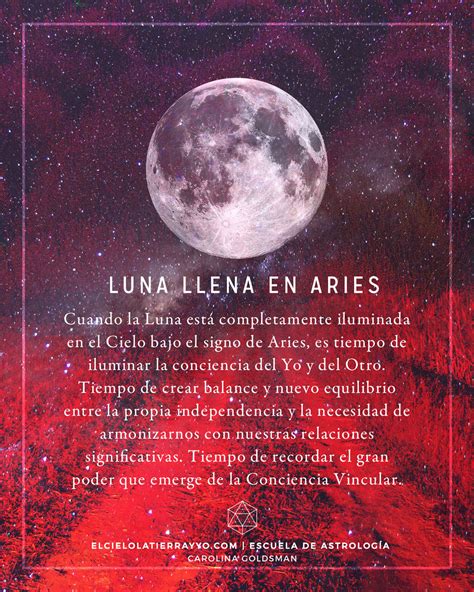 LUNA LLENA EN ARIES Yo Tú y la Conciencia Vincular