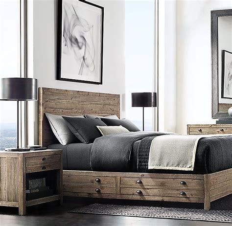 Restoration Hardware Queen Bed With Storage Hanaposy