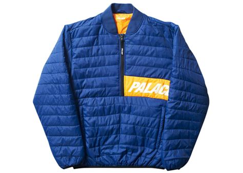 Palace Half Zip Packer Blueorange Autumn 2017