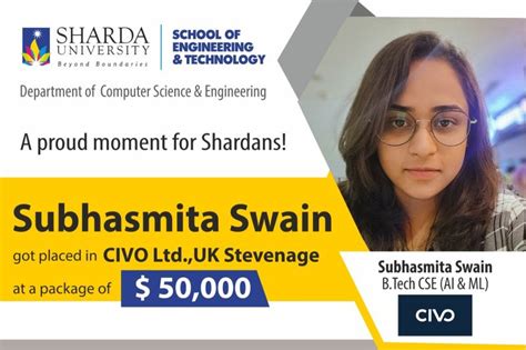 Computer Science Engineering Sharda University Posted On Linkedin