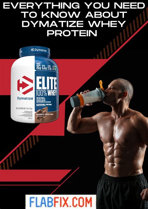 Everything You Need To Know About Dymatize Whey Protein Flab Fix