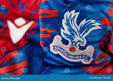 Crystal Palace Football Crest On Team Jersey Editorial Image Image Of