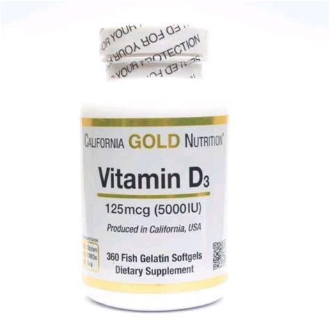 Jual California Gold Nutrition Vitamin D3 [ 360 Softgels] di Seller ...