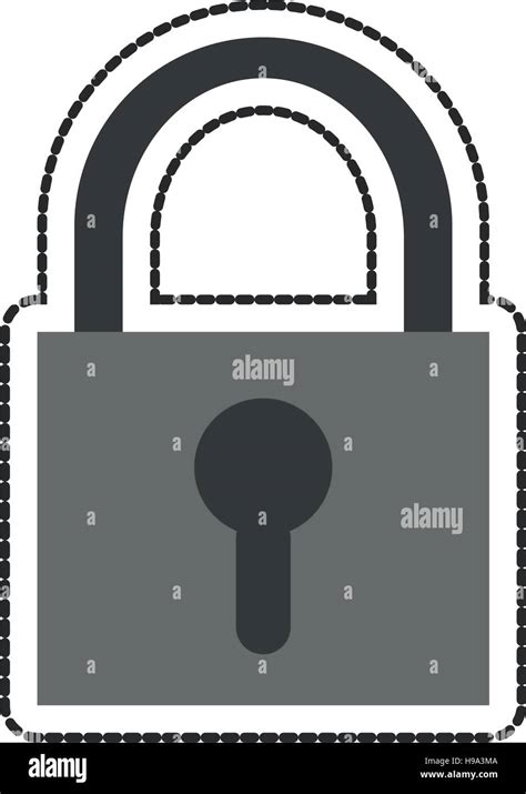 Isolated Padlock Design Stock Vector Image Art Alamy