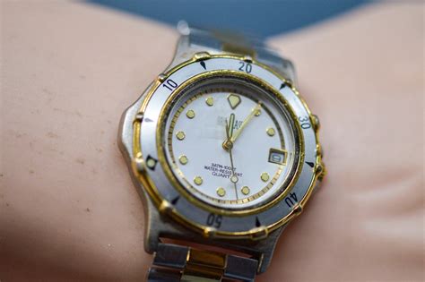 Bill Blass Silver And Gold Tone Quartz Vintage Wrist Watch Etsy