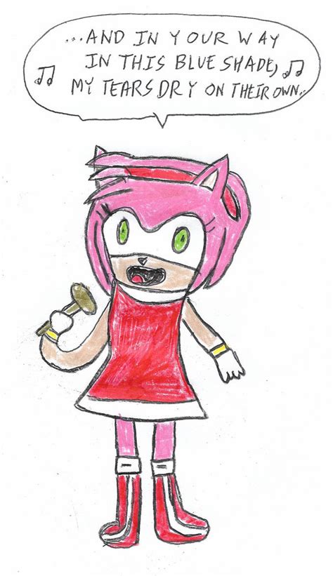 Amy Rose Singing By Dth1971 On Deviantart