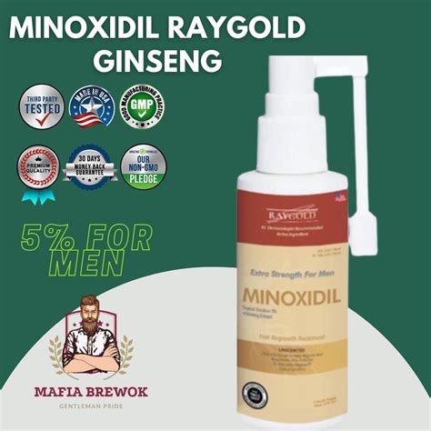 Jual Minoxidil 5% Ray Gold | Minoxidil 2% Ray Gold | Minoxidil ...