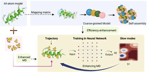 An Illustration For CGMD And Machine Learning Based MD Simulation