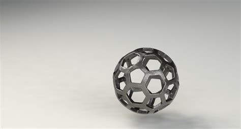 Hexagon Sphere Download Free 3d Model By Aidinlt Cad Crowd