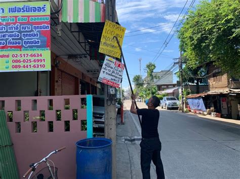 มีนบุรี คุมเข้ม ปลอดป้ายโฆษณา รักษาความเป็นระเบียบ สำนักงานเขตมีนบุรี