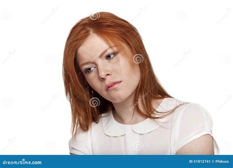 Young Beautiful Girl Making A Decision Stock Image Image Of Asking