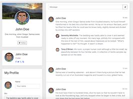 Bootstrap Html Snippet Bs4 Home Profile