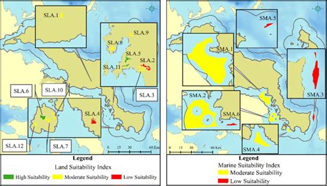 Suitability Analysis Of A Onshore And B Offshore Wf Sites In The Download Scientific Diagram