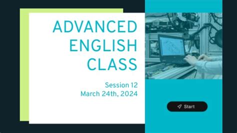 Advanced English Class Session 12 Genially Advanced English Class Session 12 Genially
