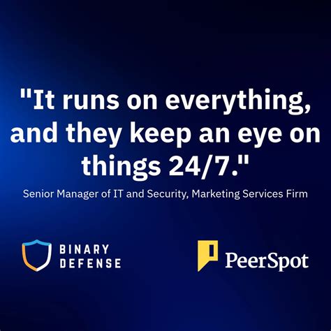 Testimonialtuesday Binarydefense Partnership Jeff Shaffer Usmc Ret