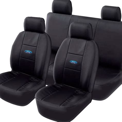 Capa De Banco Ford Ka Fiesta Ecosport Escort F250 F100 Couro Bordado