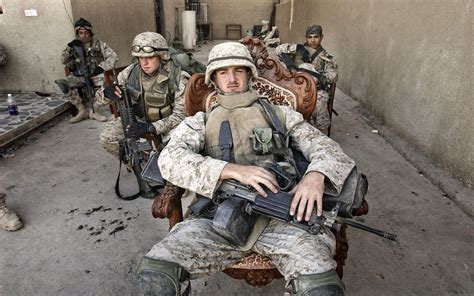 Marines In Battle Of Fallujah