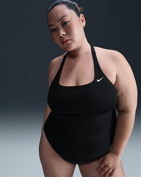 Nike Swim Essential Womens Square Neck Tankini Extended Sizing