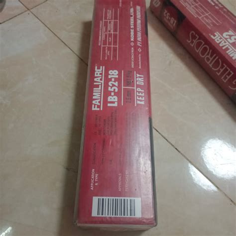 Jual Kawat Las Familiarc KOBE LB 52 18 Welding AWS A5 1 E7018 Berat 5KG