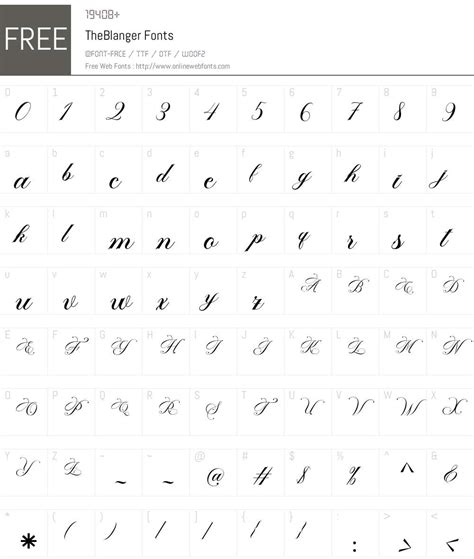 The Blanger 1 000 Ttfautohint V1 8 3 Fonts Free Download Onlinewebfonts Com