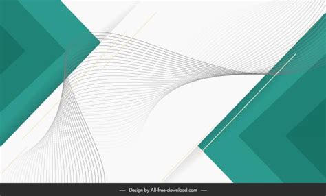 Decorative Background Template Abstract Wavy Curves Contrast Vectors Images Graphic Art Designs
