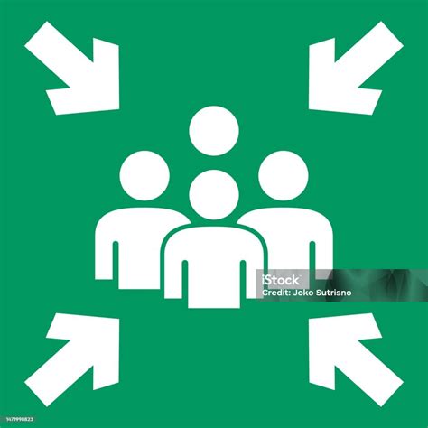 Emergency Assembly Point Stock Illustration Download Image Now
