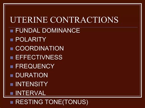 Normal Uterine Action Pptx