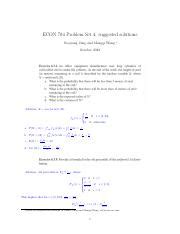 Problem Set 4 Sol Pdf ECON 704 Problem Set 4 Suggested Solutions Soojeong Jung And Mengqi