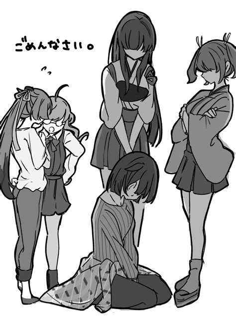 Safebooru Akagi Kancolle Clothes Around Waist Dress Fujisaki Si Da Greyscale Hakama Hakama
