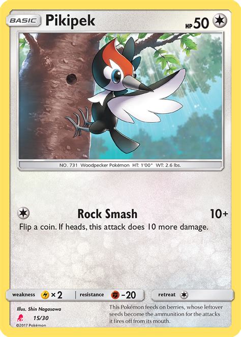 Pikipek Sun Moon Trainer KitLycanroc TK10L 15 PkmnCards