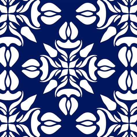 Premium Vector Geometric Cool Abstract Floral Pattern