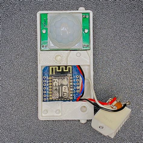 Esphome Pir Sensor Case Mauro Alfieri Wearable Domotica Robotica