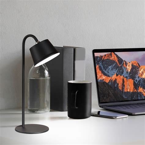 Voet Led Battery Table Lamp Dimmable Sand Black Uk