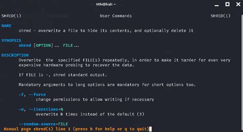 Tools To Securely Delete Files From Linux Geeksforgeeks