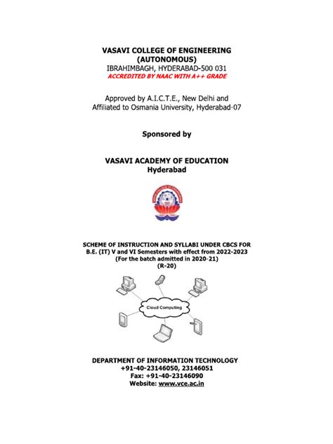 3rd Year Syllabus Pdf