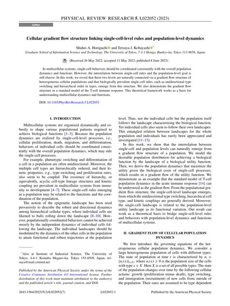 Pdf Cellular Gradient Flow Structure Linking Single Cell Level Rules