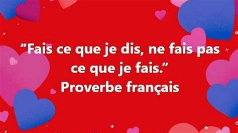 8 Fais ce que je dis ne fais pas ce que je fais Proverbe français