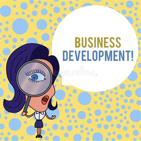 Word Writing Text Business Development Business Concept For Implement