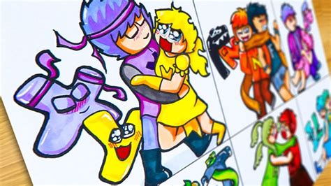 Drawing Alphabet Lore Couple Love Real Life Humanized Alphabet Lore Alphabet Lore Animation
