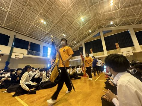 高校総体 壮行会 佐賀県立唐津東高等学校