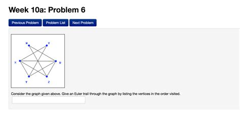 Solved Consider The Graph Given Above Give An Euler Trail Chegg