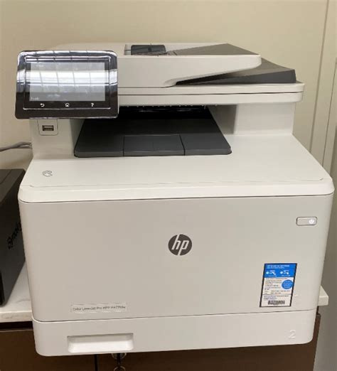 Hp Color Laserjet Pro Printer Mfp M Fdw With Newly Inserted Black Cartridge Brand New