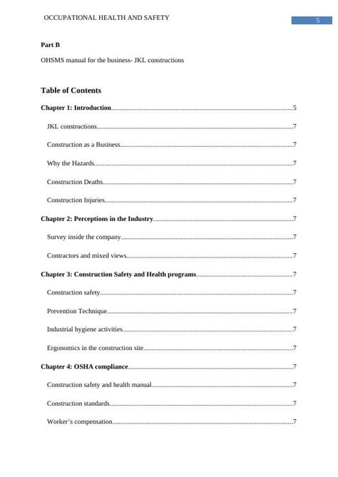 Occupational Health And Safety In Construction Industry Jkl Constructions