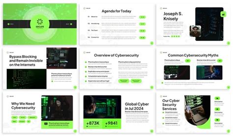 Secure Cyber Security Powerpoint Template Incl Technology And Digital