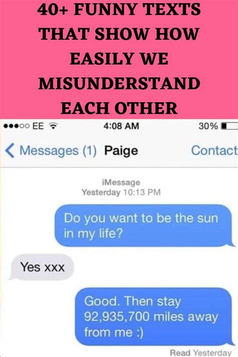 40 Funny Texts That Show How Easily We Misunderstand Each Artofit