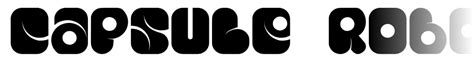 Capsule Robot Font Vectordad