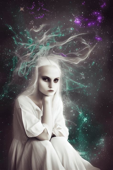 Vintage Alice In Wonderland Ghost Goddess · Creative Fabrica