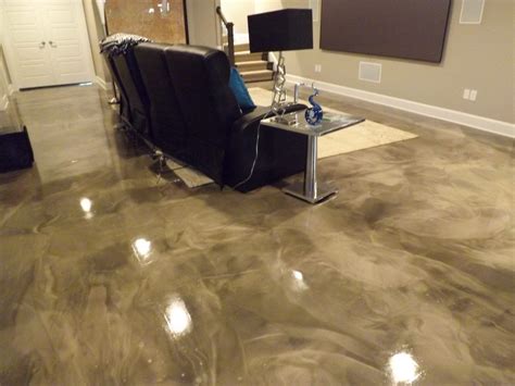 Epoxy Floor Basement Pictures