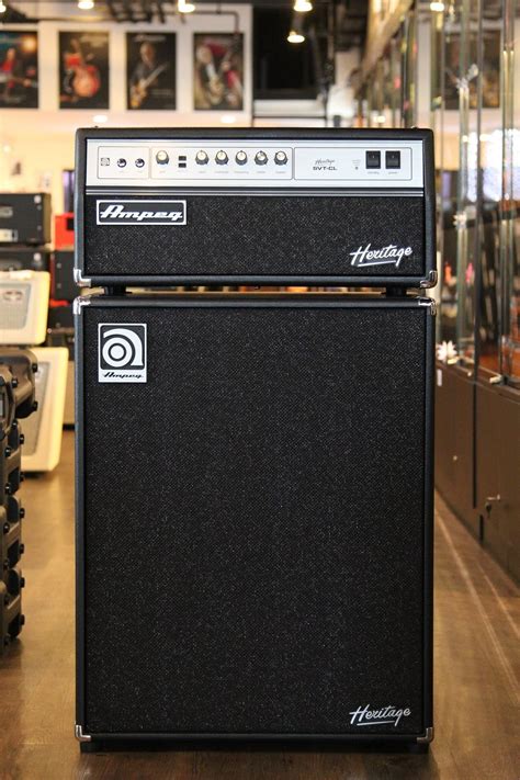 Ampeg Heritage Svt Cl Tube Bass Amplifier Head Stringsshop